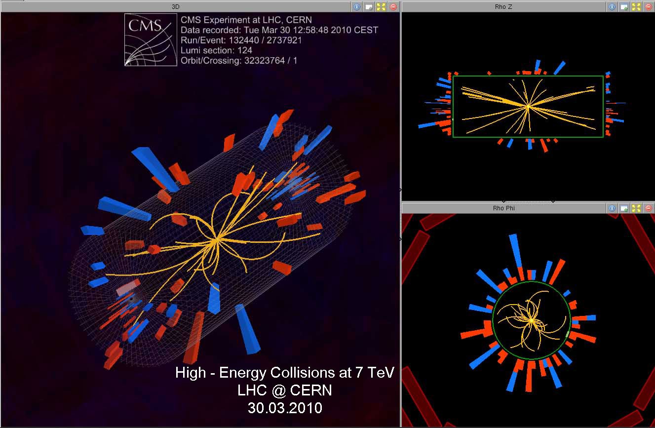 The first 7 TeV LHC collisions and the CMS Tracker | CMS Experiment